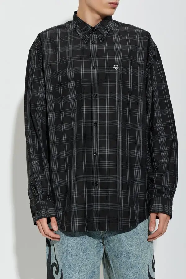 Vetements Plaid Pattern Shirt