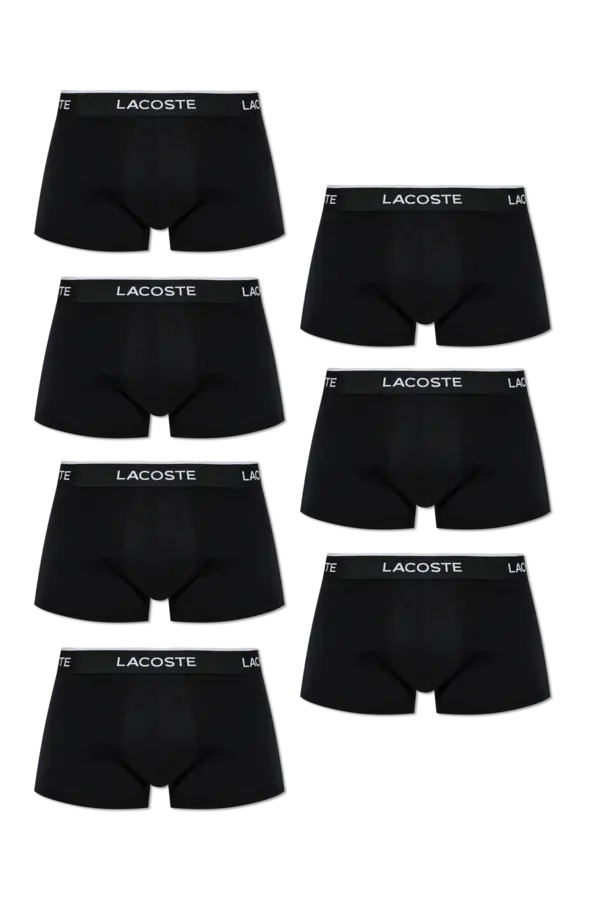 Lacoste Seven-pack Of Cotton Boxer Shorts