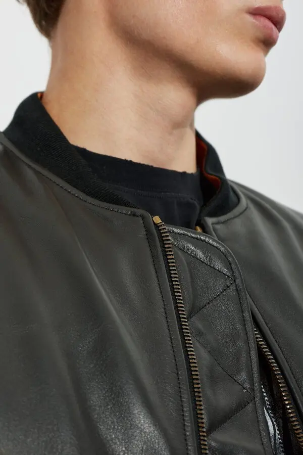 Vetements Leather ‘bomber’ Jacket
