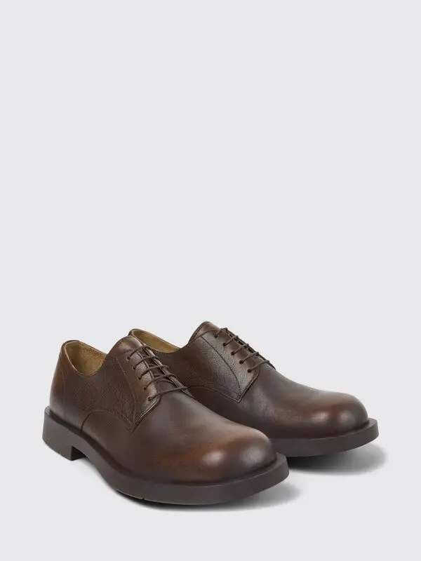 Camper Mil 1978 Derby Shoes In Smooth Calfskin - Brown