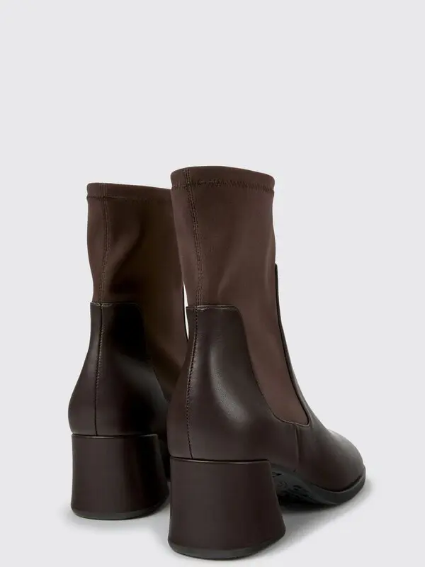 Camper Kora Smooth Leather Chelsea Boots With Medium Heel