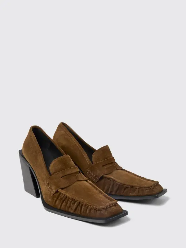 Camper Escandalo Suede Loafers With Square Toe