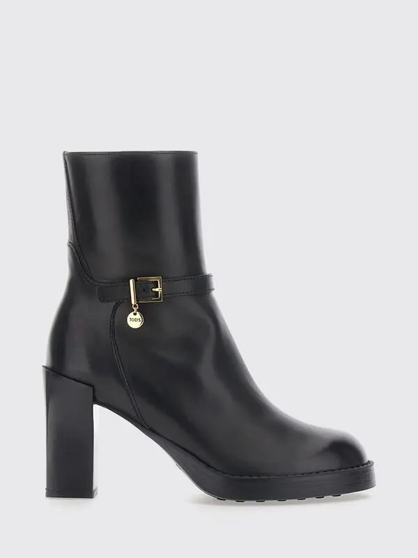 TOD'S Flat Ankle Boot - Black