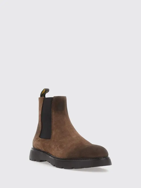 DOUCAL'S Suede Chelsea Ankle Boots With Lug Sole
