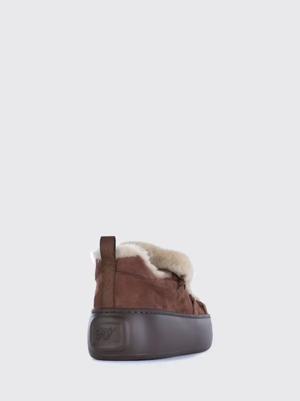 ROGER VIVIER Embellished Buckled Platform Boots