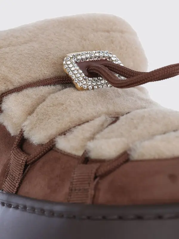 ROGER VIVIER Embellished Buckled Platform Boots