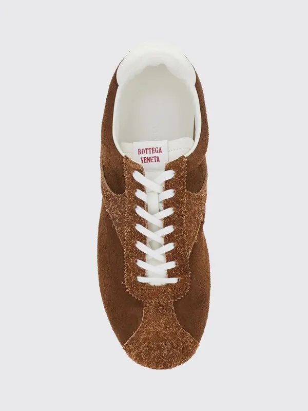 Bottega Veneta Shot Low-top Sneakers In Calfskin And Suede