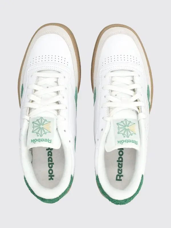 REEBOK Club C Revenge Vintage Smooth Leather Sneakers With Printed Logo