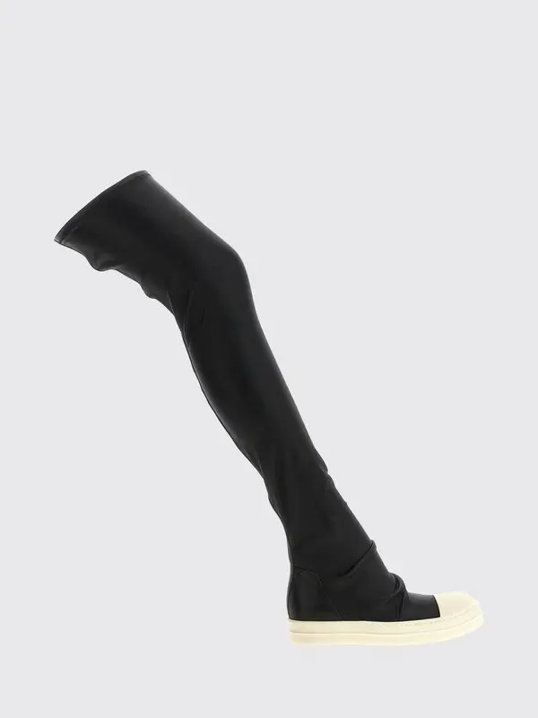Rick Owens Over The Knee Boots - Black