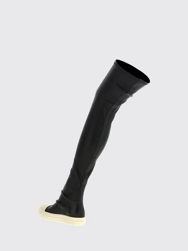 Rick Owens Over The Knee Boots - Black