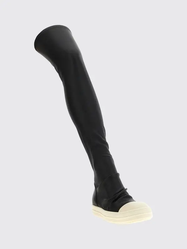 Rick Owens Over The Knee Boots - Black