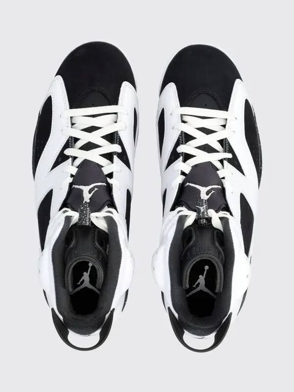 Nike Air Jordan 6 Retro High-top Sneakers In Leather And Suede With Bi Design