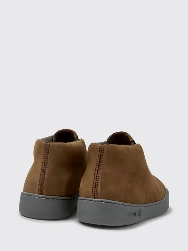 Camper Peu Touring Nubuck Slip-on Trainers With Elastic Laces