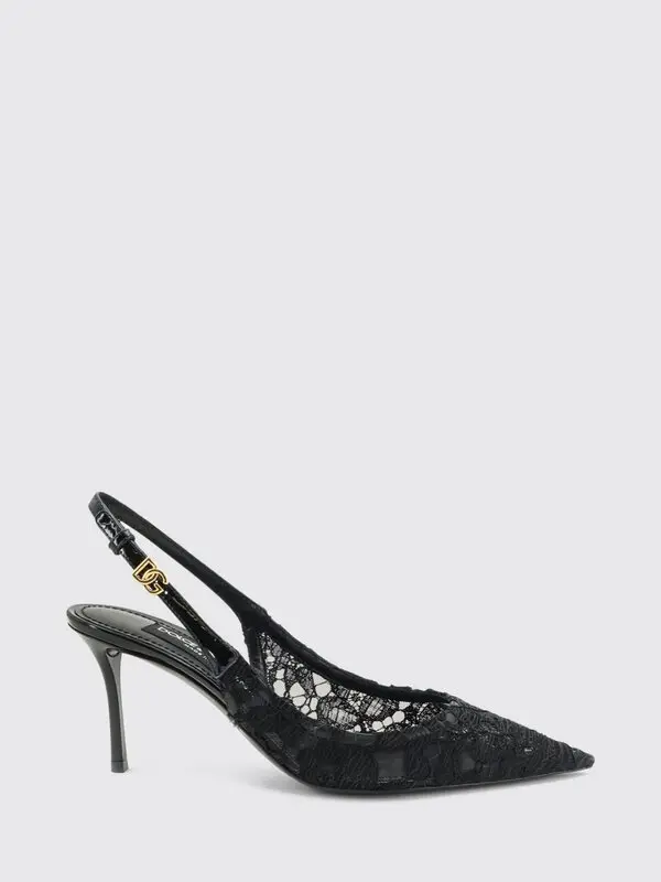 Dolce & Gabbana Slingback High Heel Pumps - Black
