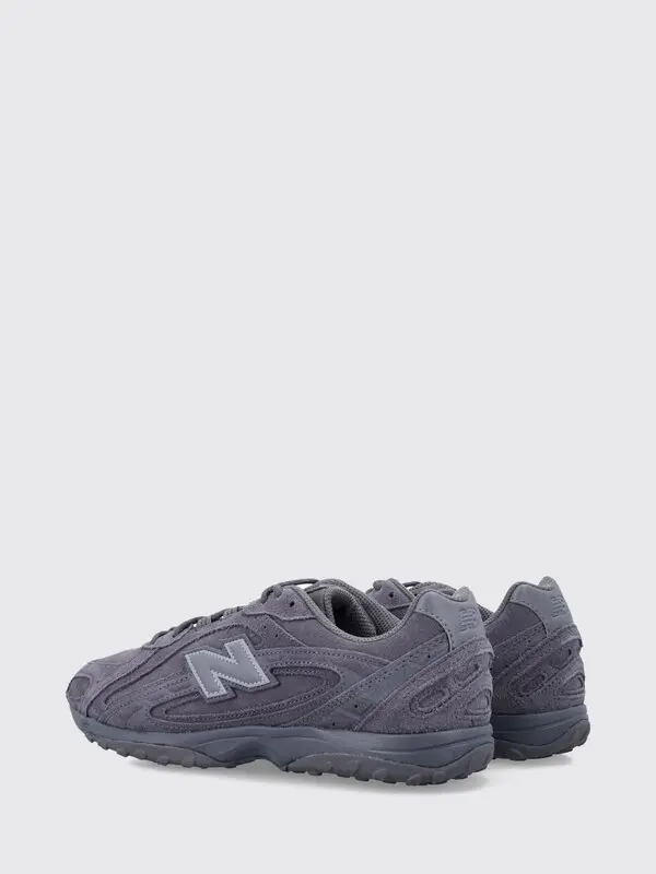 NEW BALANCE 204l Anthracite Suede Sneakers With Applied Logo
