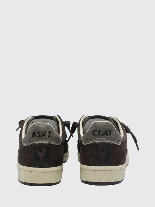 Premiata Clay Suede Trainers With Perforated Toe