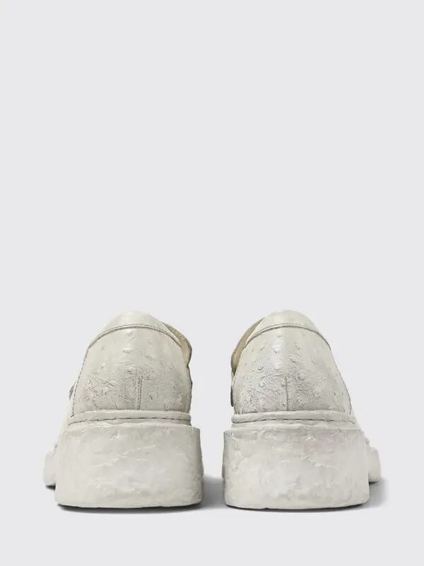 Camper Vamonos Calfskin Loafers With Saddle Strap
