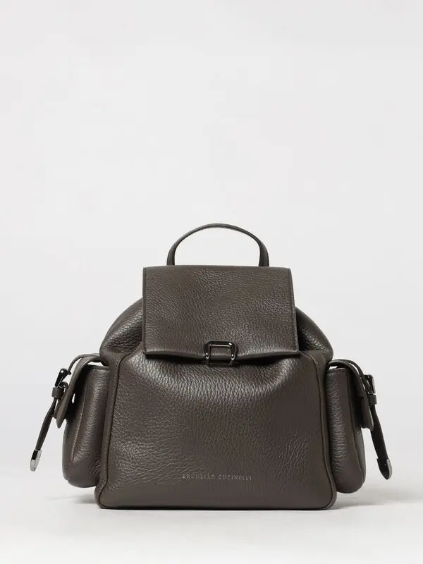 Brunello Cucinelli Textured Leather Backpack