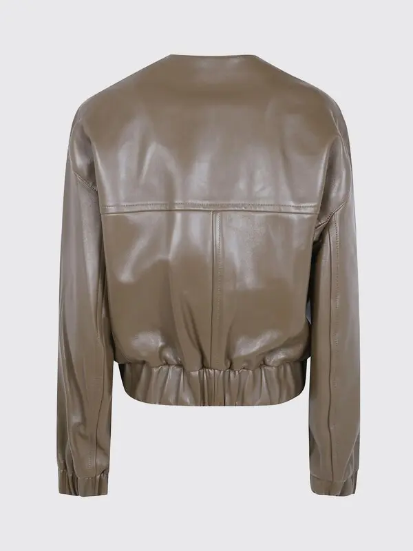 Khaite Cordan Relaxed-fit Lambskin Leather Bomber Jacket