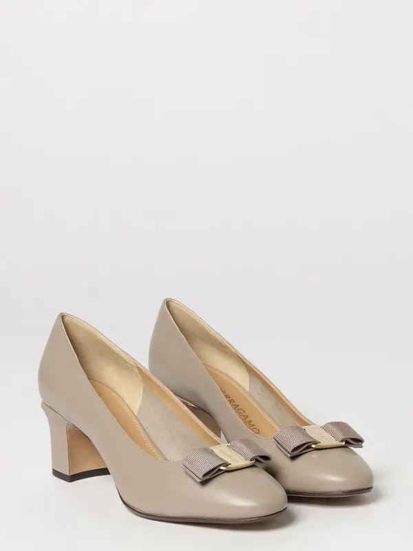 FERRAGAMO High Heel Pumps With Bow Detailing