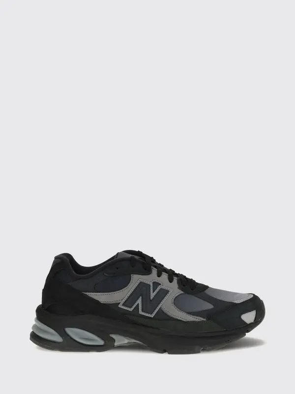 NEW BALANCE 2010 Low Top Sneakers In Leather, Mesh And Nubuck - Black