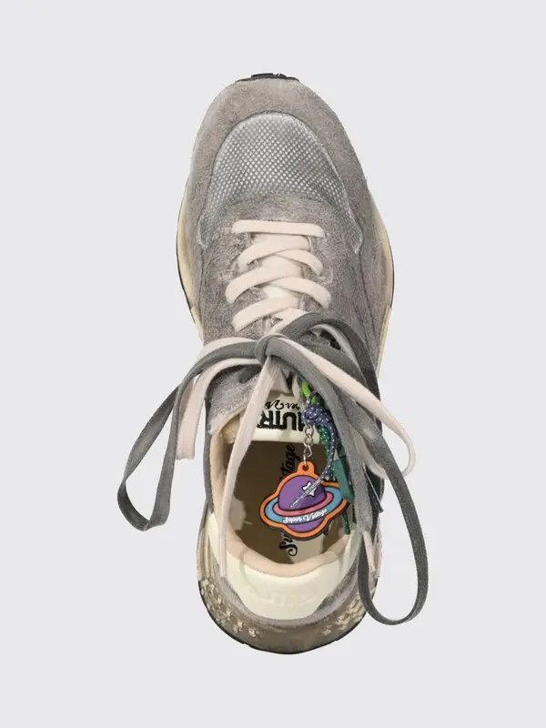 AUTRY Reelwind Super Vintage Suede And Mesh Sneakers - Grey