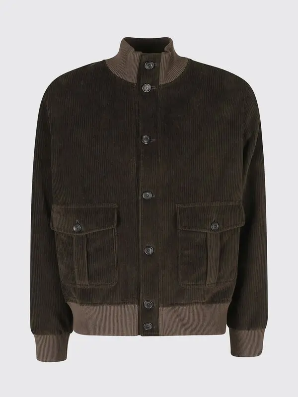 CIRCOLO 1901 Velvet Bomber Jacket With High Collar And Elasticated Cuffs