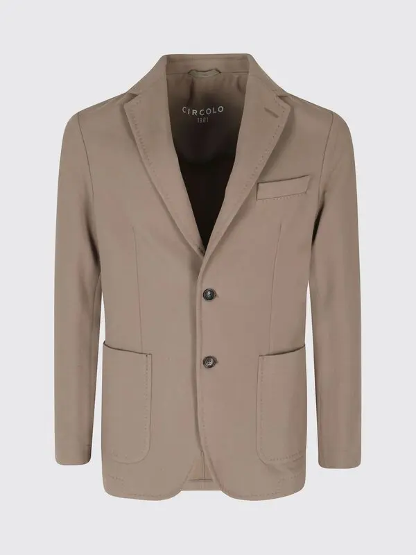 CIRCOLO 1901 Slim Fit Single-breasted Cashmere Blazer - Dove Grey