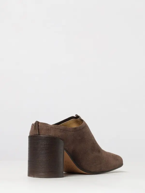 MAISON MARGIELA Anatomic Suede Mules With Cylindrical Heel