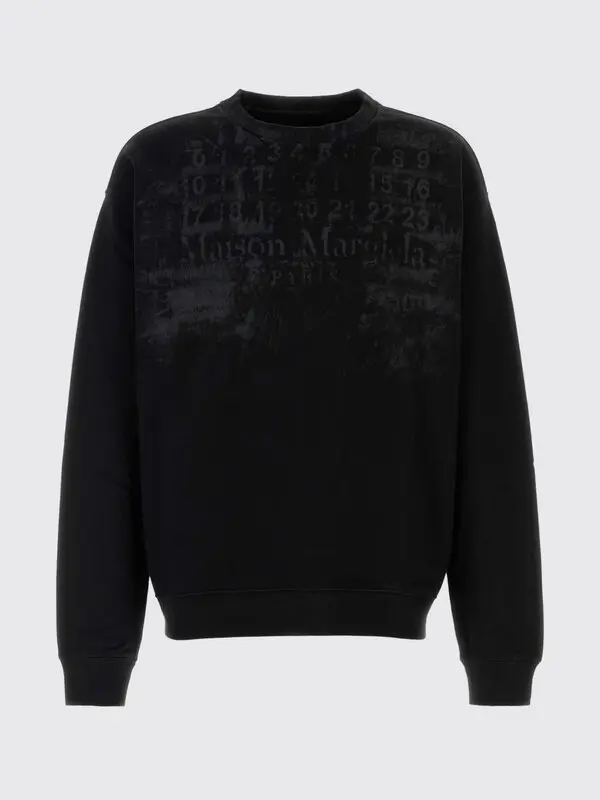 MAISON MARGIELA Cotton Crewneck Sweatshirt With Iconic Rear Four Stitches
