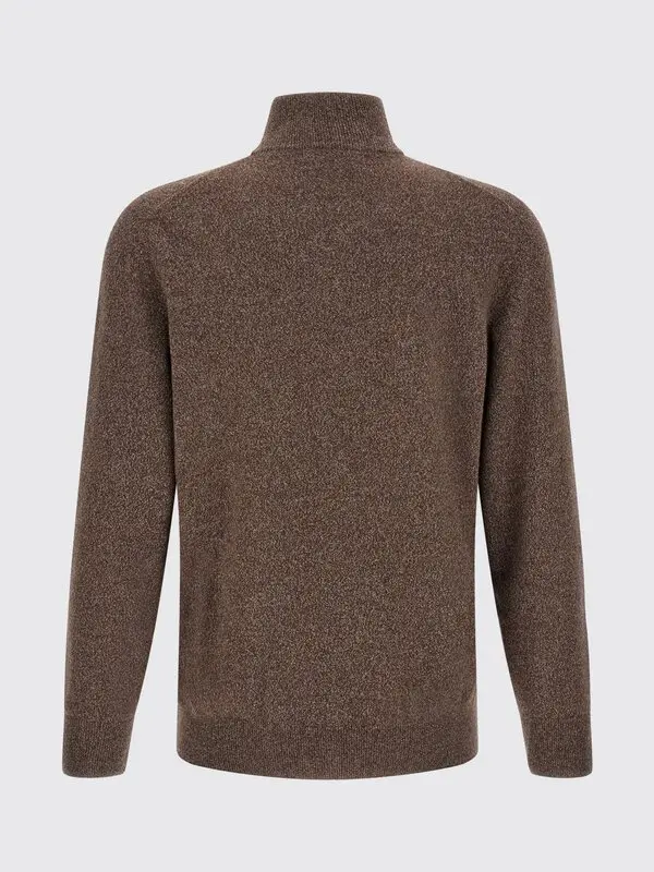 Brunello Cucinelli Pure Cashmere Polo Neck Zip Cardigan