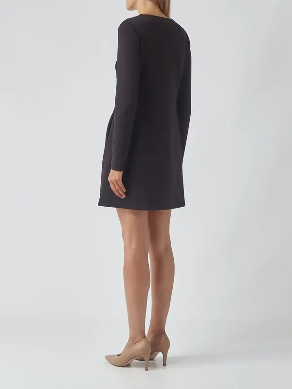 Max Mara A-line Mini Dress - Black