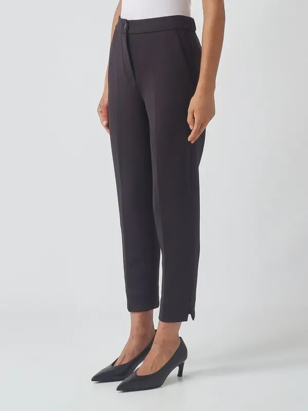 Max Mara Mid-rise Slim-fit Cropped Technical Jersey Trousers