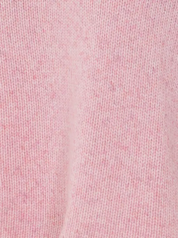 LISA YANG 100% Cashmere Turtleneck Jumper With Long Sleeves And Ribbed Trims