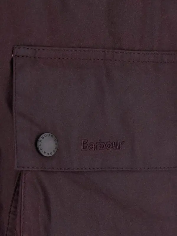 Barbour Beaufort Windproof Waxed Cotton Jacket With Velvet Collar