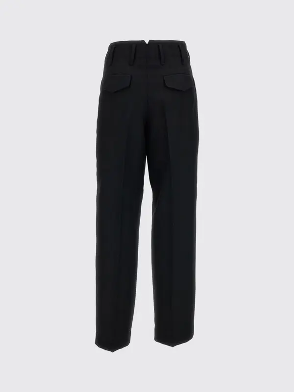 AMI Paris High-waisted Straight-leg Wool Trousers