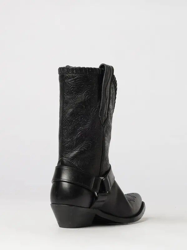 GOLDEN GOOSE Embossed Leather Cowboy Boots