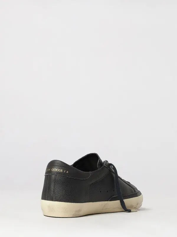GOLDEN GOOSE Super-star Cow Leather Sneakers With Distressed Finish