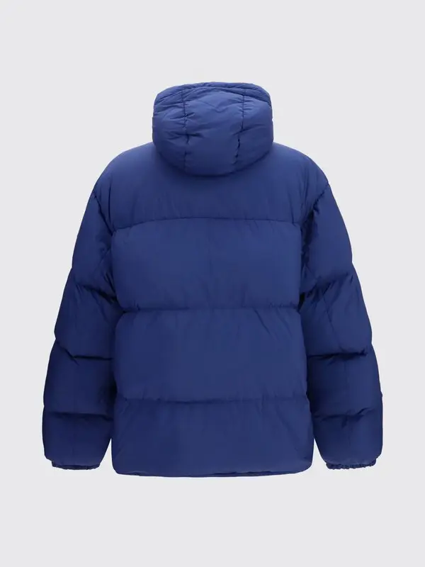 Canada Goose Quilted Down Jacket With Logo Patch - Navy