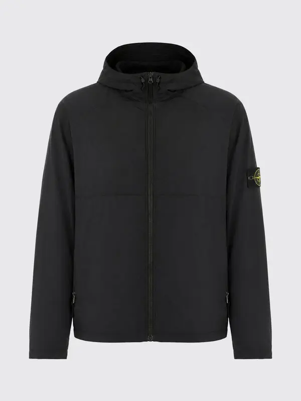 Stone Island Water-repellent Nylon Hooded Windbreaker Jacket