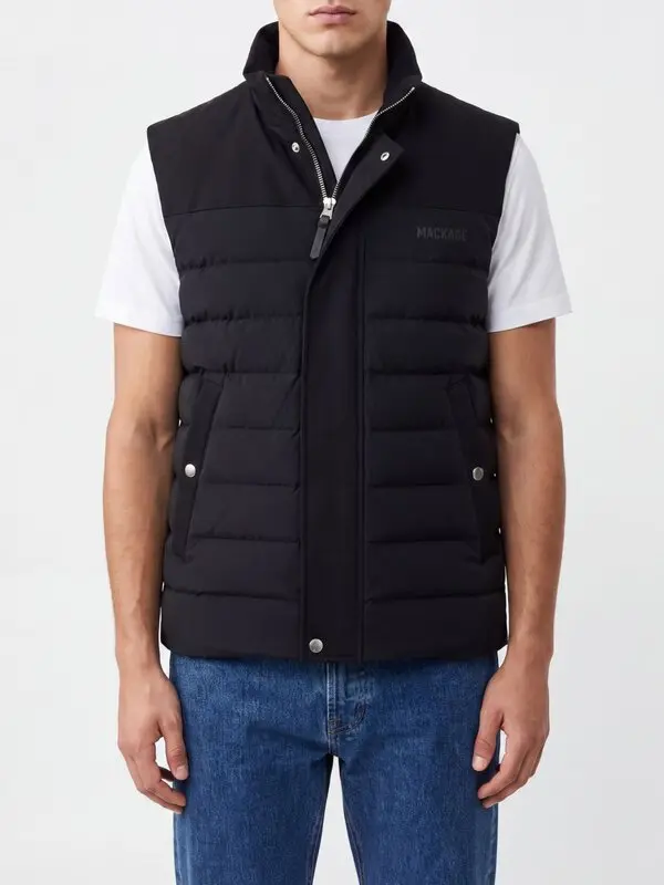 Mackage Brody Quilted Vest - Black