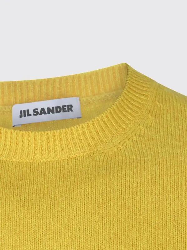 JIL SANDER Crewneck Wool And Cashmere Jumper With Ribbed Trims