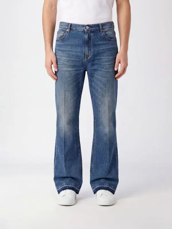 Amiri Flared Stretch-denim Jeans With Mid-rise Waist