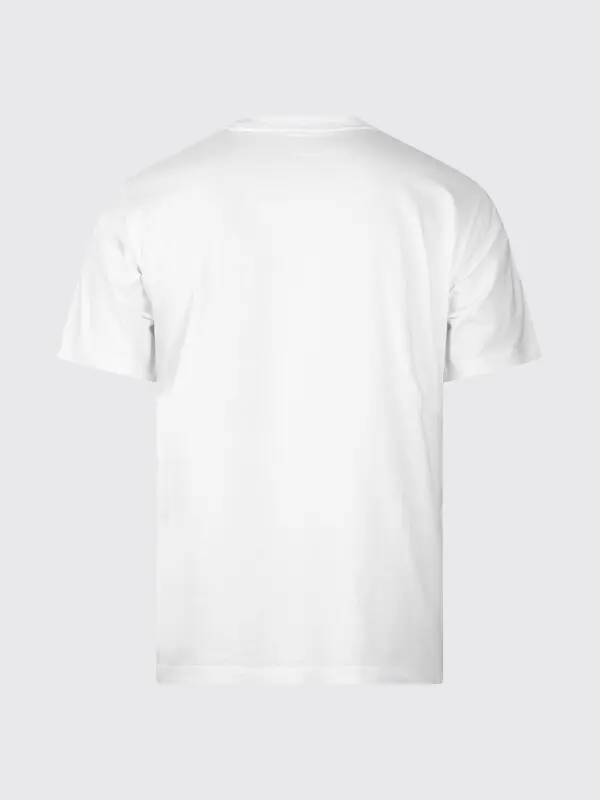 Y3 Short-sleeved Cotton T-shirt With Logo Print