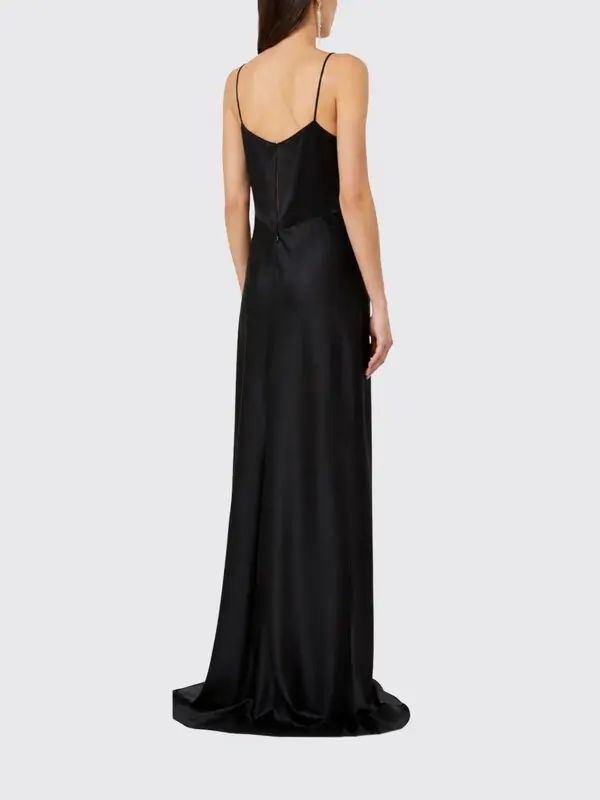 Max Mara Long Satin Evening Gown With Train