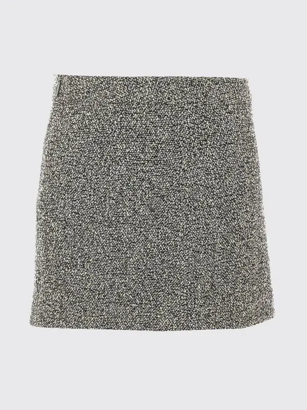 Michael Kors High-waisted Tweed Pencil Mini Skirt With Side Closure