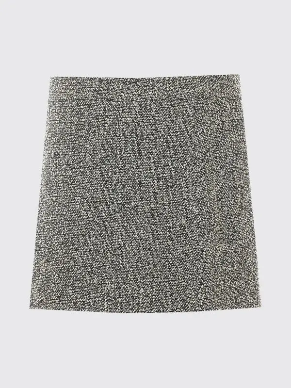 Michael Kors High-waisted Tweed Pencil Mini Skirt With Side Closure