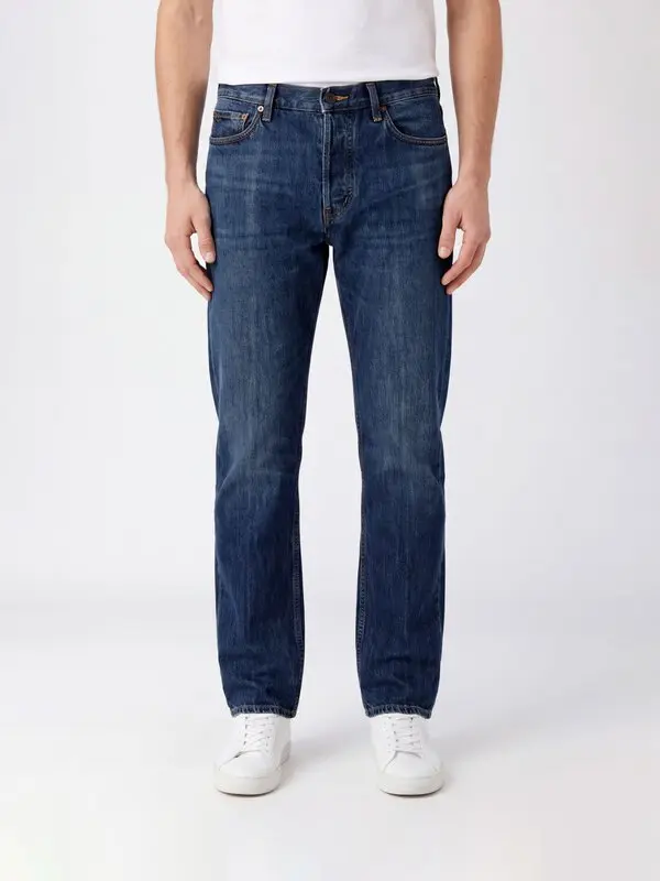 Emporio Armani J23 Straight Fit Cotton Denim Jeans