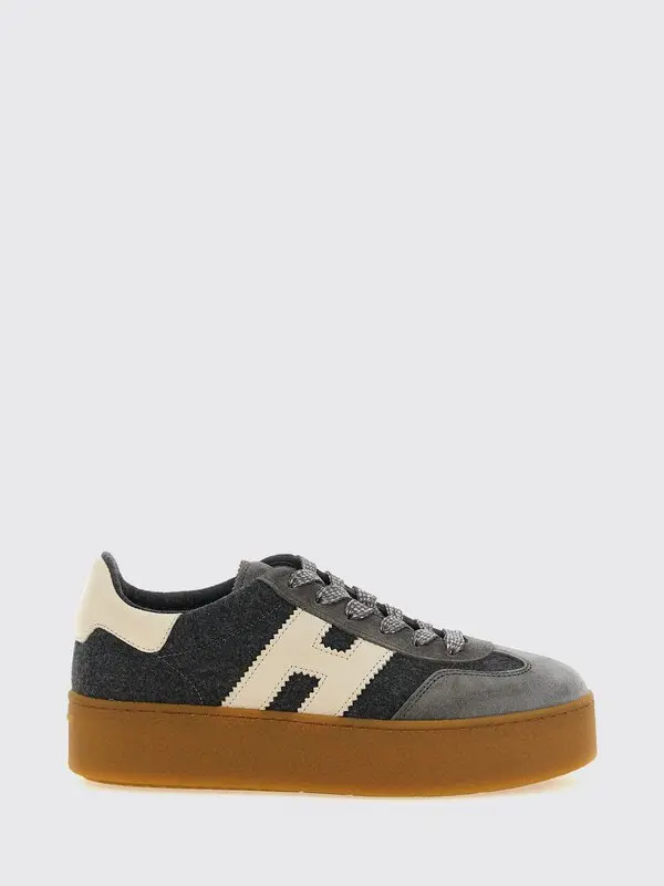 Hogan Platform Sneakers With H Logo Detail - Blue
