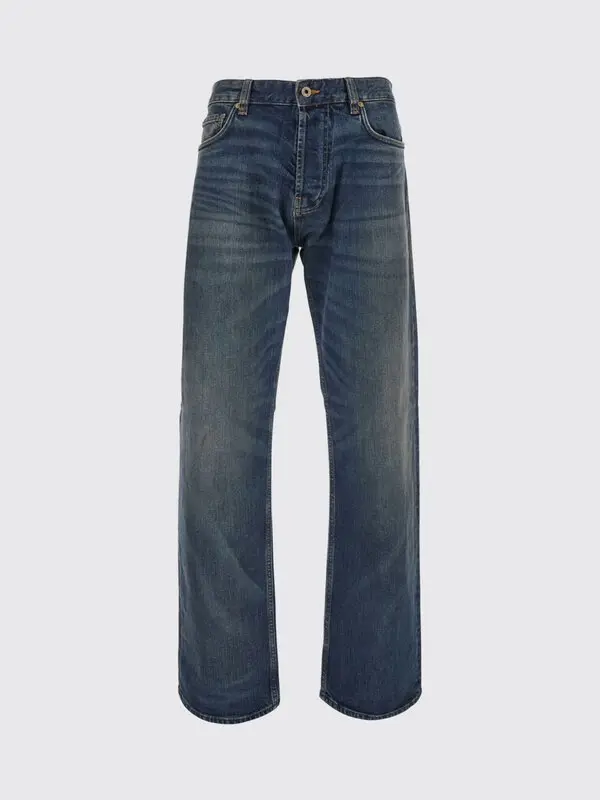 Emporio Armani J102 Wide-leg Cotton Denim Jeans